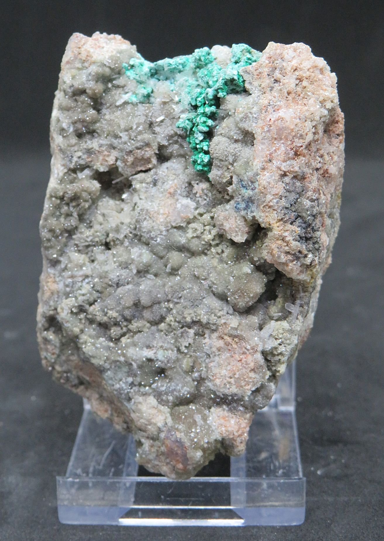Hemimorphite and Malachite from the Kintore Open Cut, Broken Hill