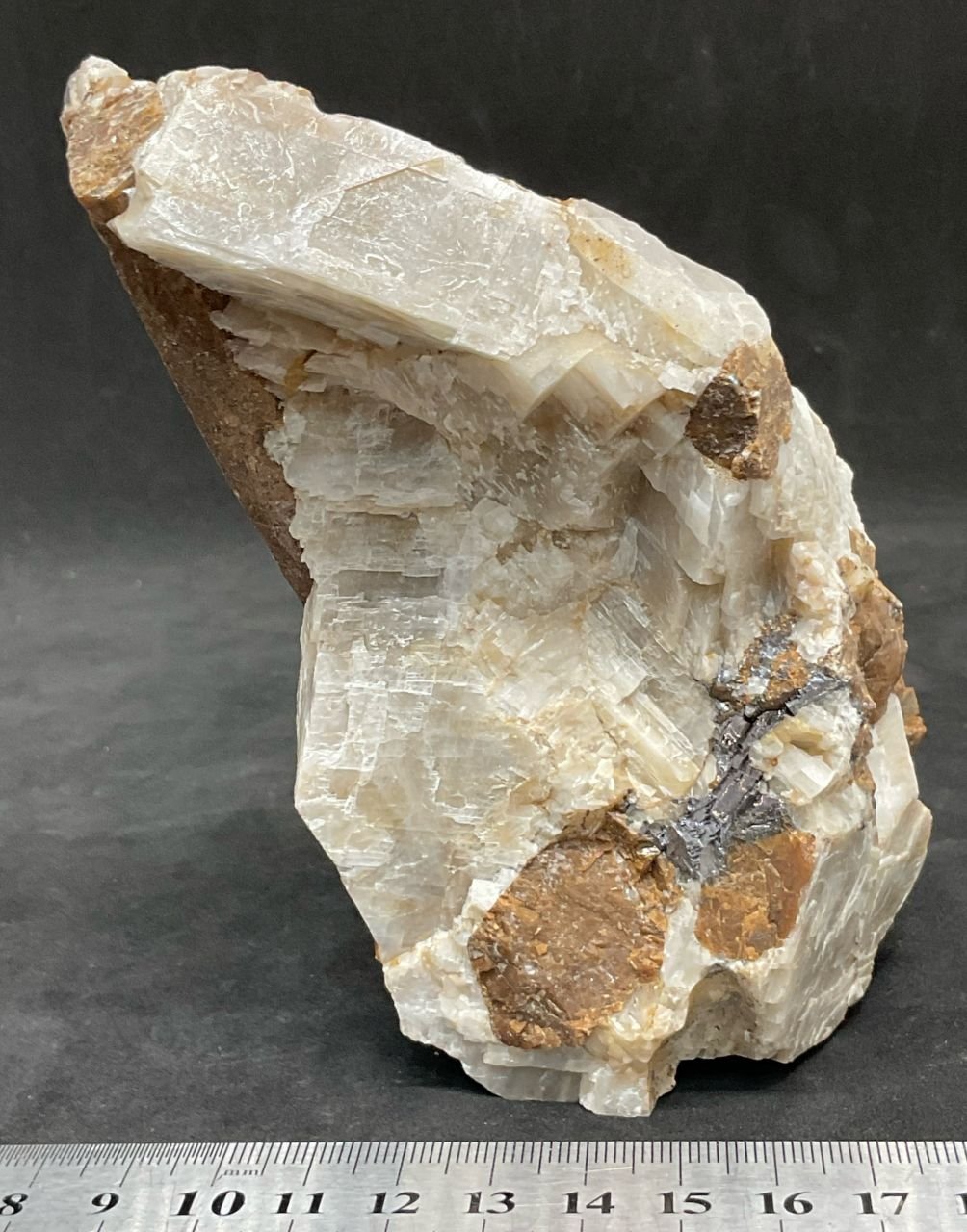 Bustamite in Calcite, Broken Hill (stock code FA10B236)