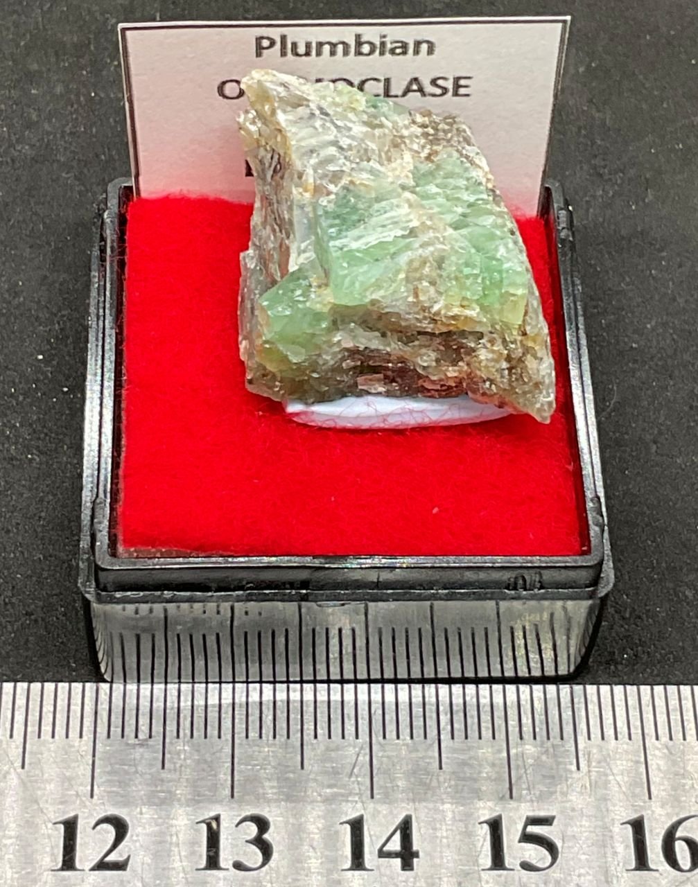 F1103K26K Green Plumbian Orthoclase Feldspar - McCarthurs Mineral Specimens